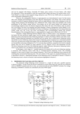Active cell balancing of Li-Ion batteries using single capacitor and ...