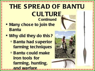 2 1 africa and the bantu | PPT
