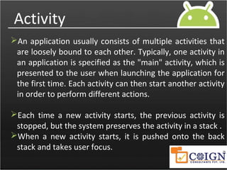 android activity | PPT