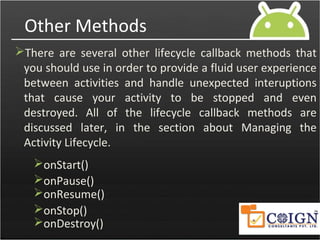 android activity | PPT