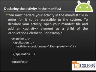 android activity | PPT