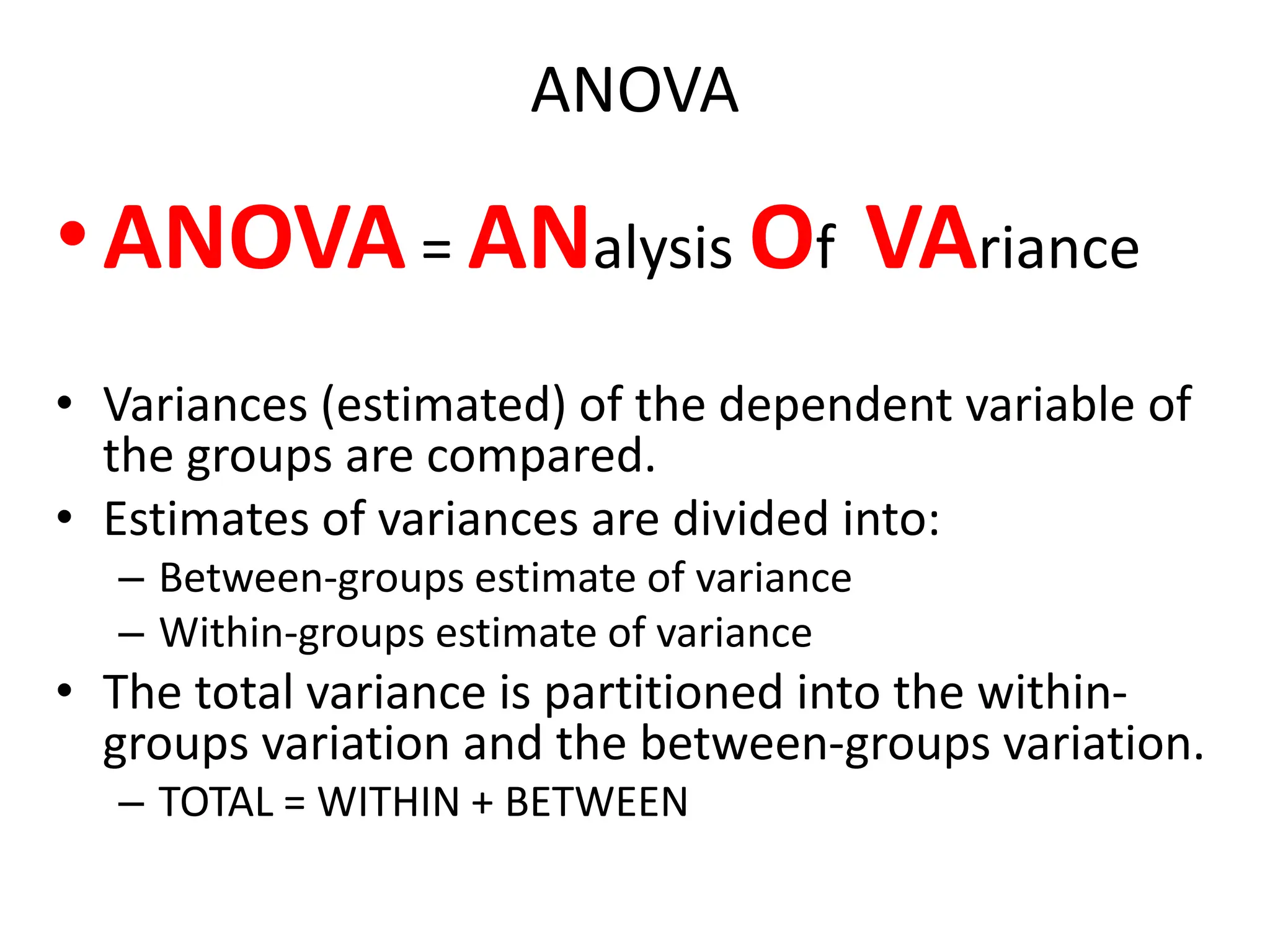 2-1 ANOVA.pptx materi statiska untuk perhitungan anova | PPTX