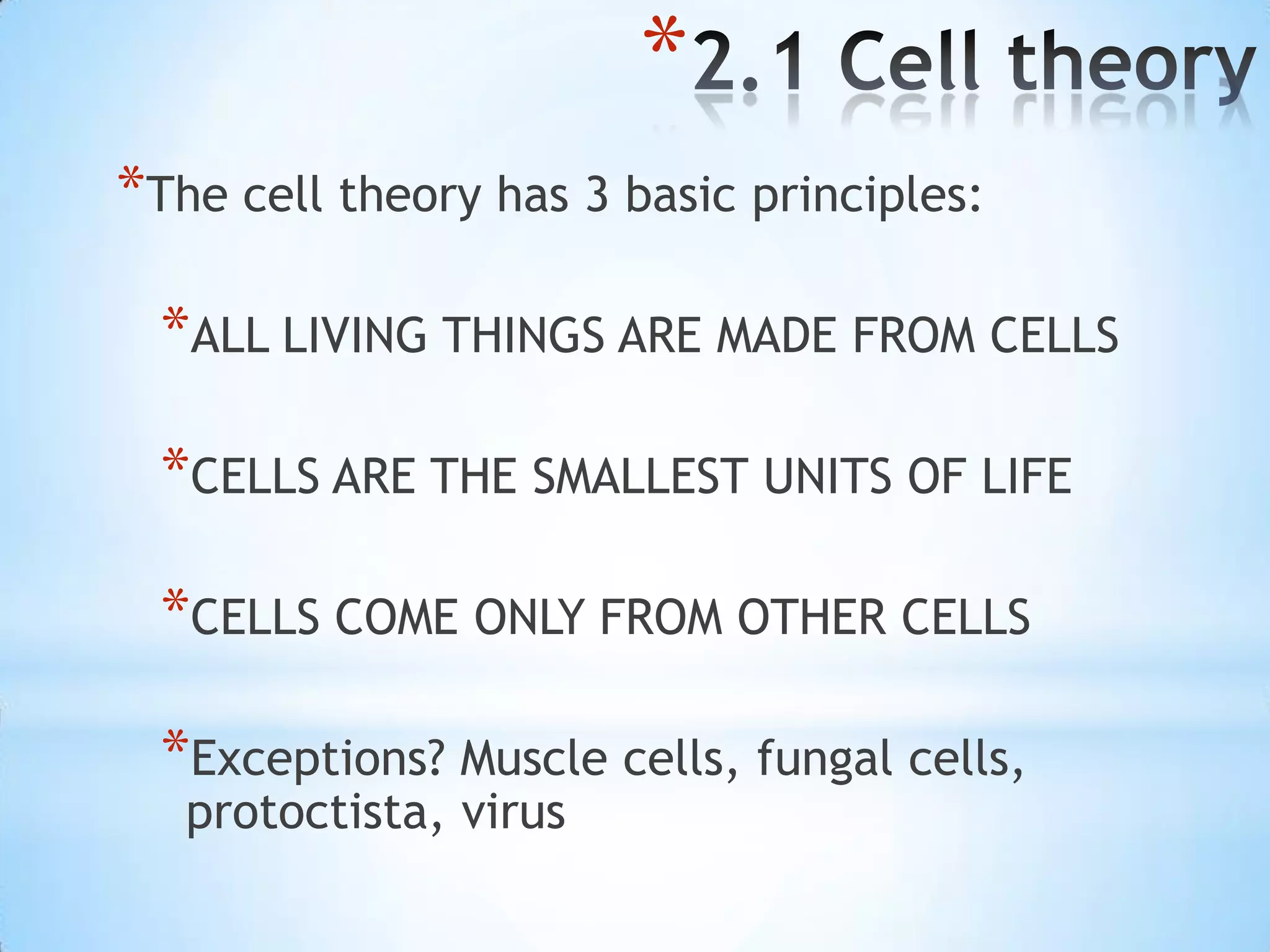 2.1 cell theory | PPTX