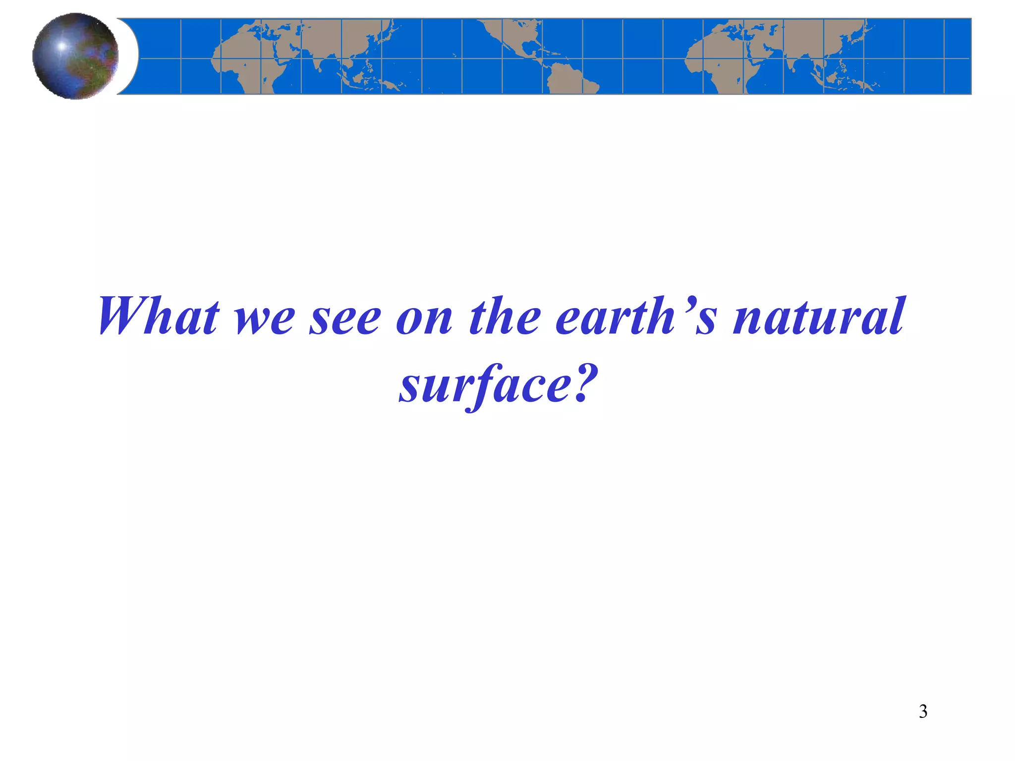 Introduction to geomorphology | PPTX