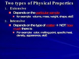 2-1 Chemical & Physical Properties | PPT