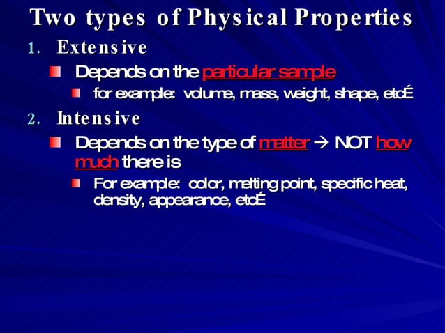 2-1 Chemical & Physical Properties | PPT