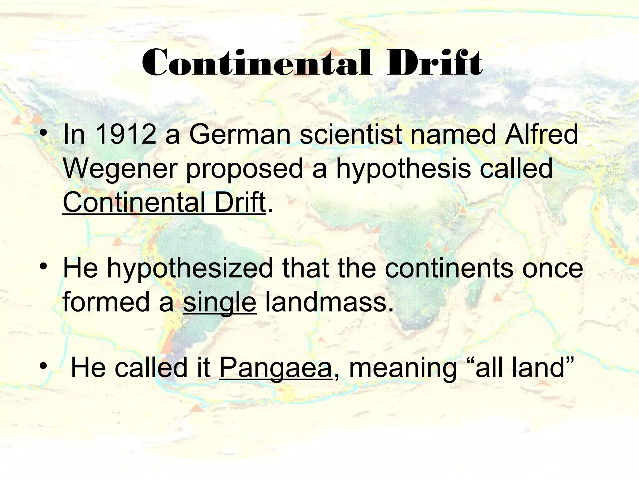 2.1 continental drift | PPT