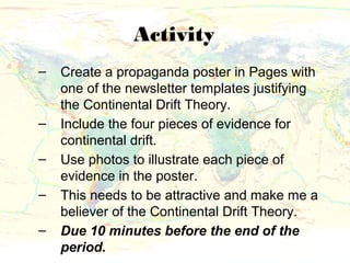 2.1 continental drift | PPT