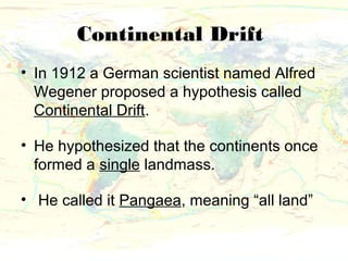 2.1 continental drift | PPT
