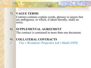 Contract Terms | PPT