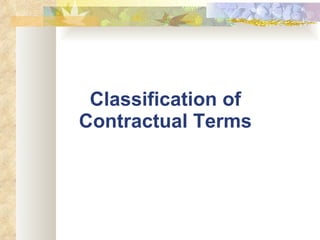 Contract Terms | PPT