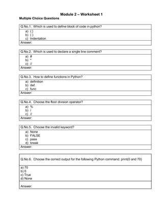 (2 - 1) CSE1021 - Module 2 Worksheet.pdf