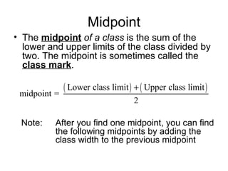 2.1 Part 1 - Frequency Distributions | PPT
