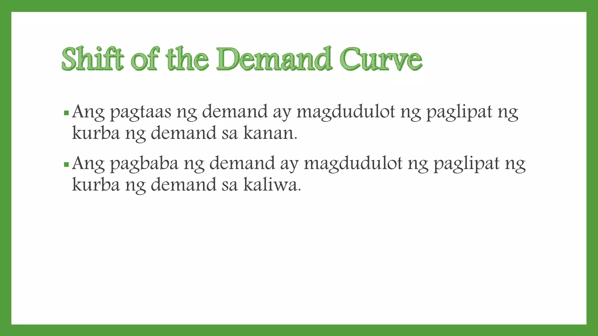 Aralin 1 - Demand | PPTX