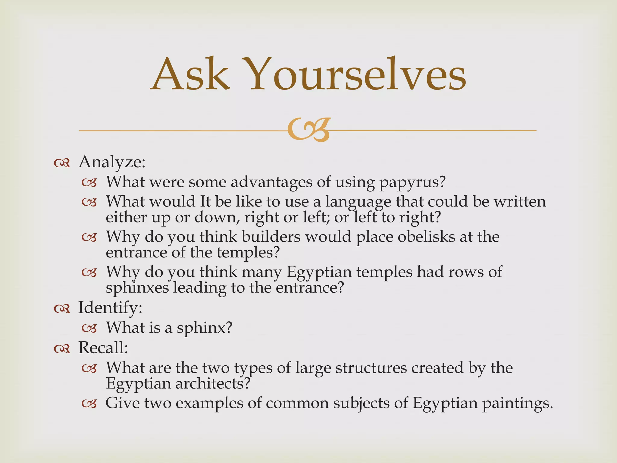 Egyptian Achievements | PPTX