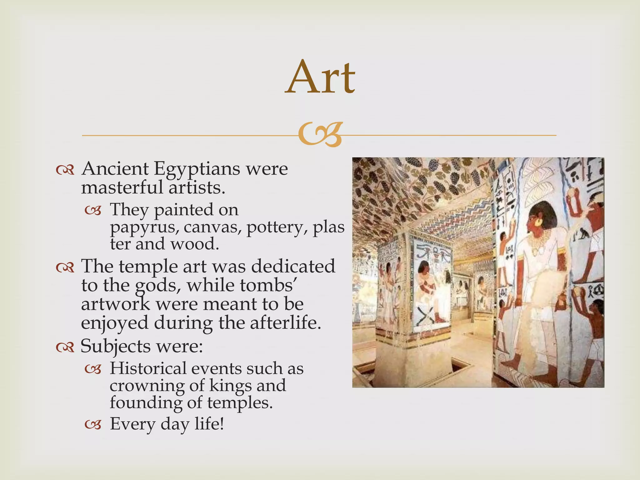 Egyptian Achievements | PPTX