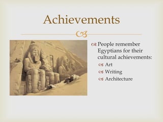 Egyptian Achievements | PPTX
