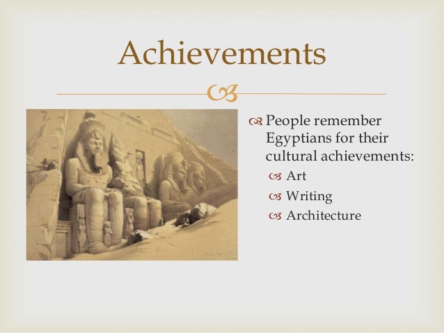 Egyptian Achievements