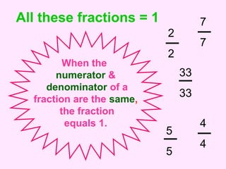 2.1 equivalent fraction | PPT