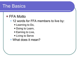 2 1 Ffa Introduction And Bows | PPT