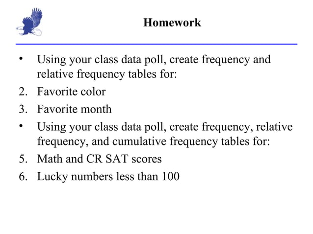 2 1 frequency table | PPT
