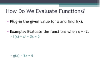 2.1 Functions and Their Graphs | PPT