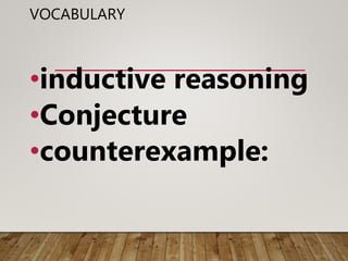 2 1 inductive reasoning | PPT