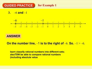 2.1 integers & rational numbers | PPTX
