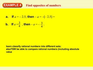 2.1 integers & rational numbers | PPTX