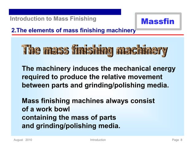 Intro to Mass Finishing | PDF | Chemistry | Science