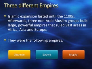 2 1 islamic empires | PPTX