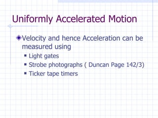 2.1 Kinematics | PPT