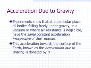 2.1 Kinematics | PPT
