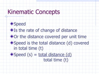 2.1 Kinematics | PPT