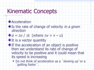 2.1 Kinematics | PPT