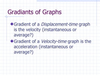2.1 Kinematics | PPT