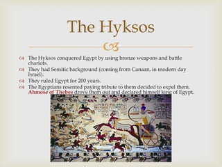 Middle and New Kingdoms | PPTX