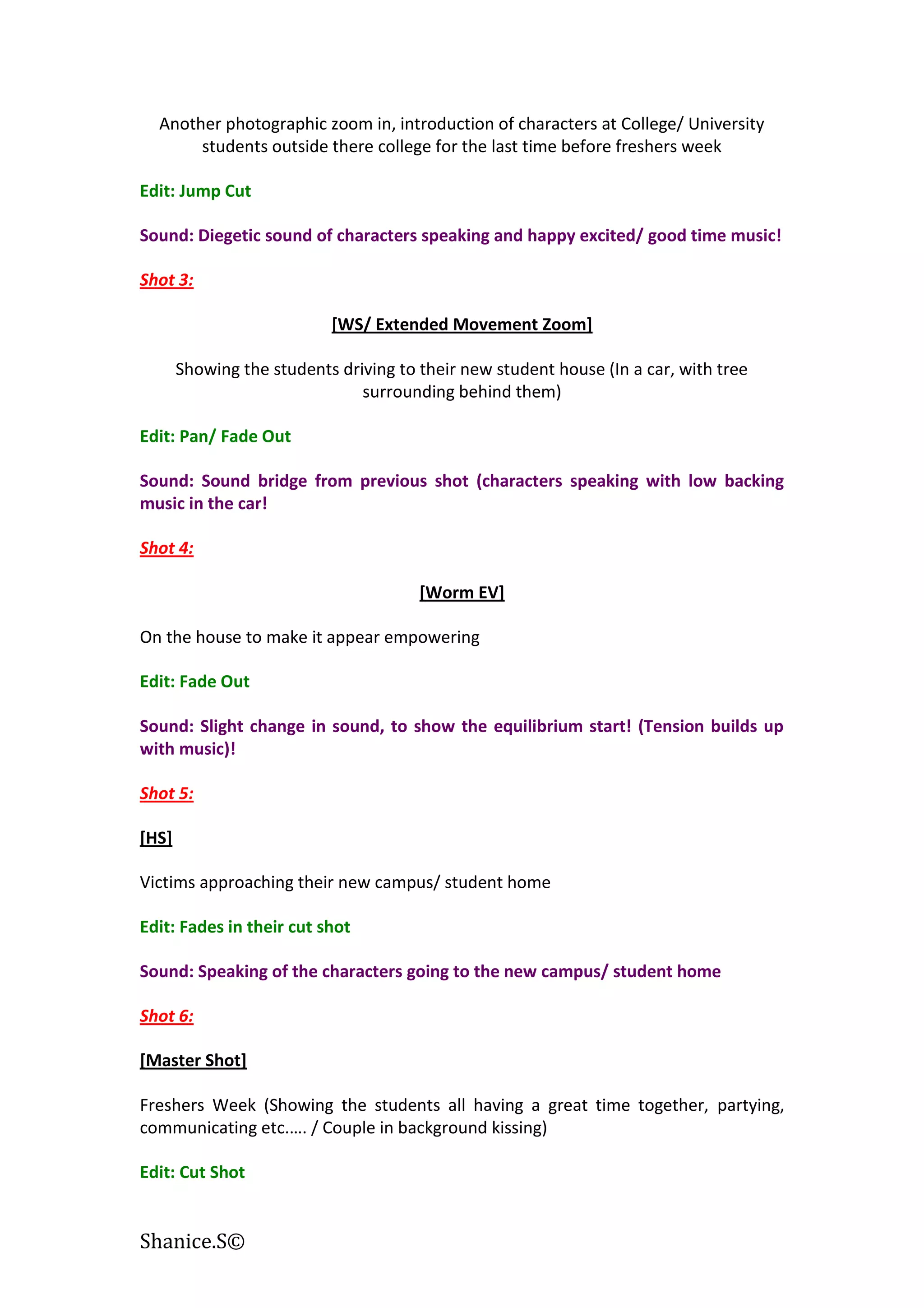 2.1 my responsibility of script writing changes | PDF