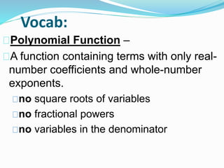 2 1 polynomials | PPTX