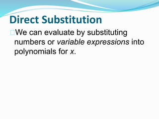 2 1 polynomials | PPTX