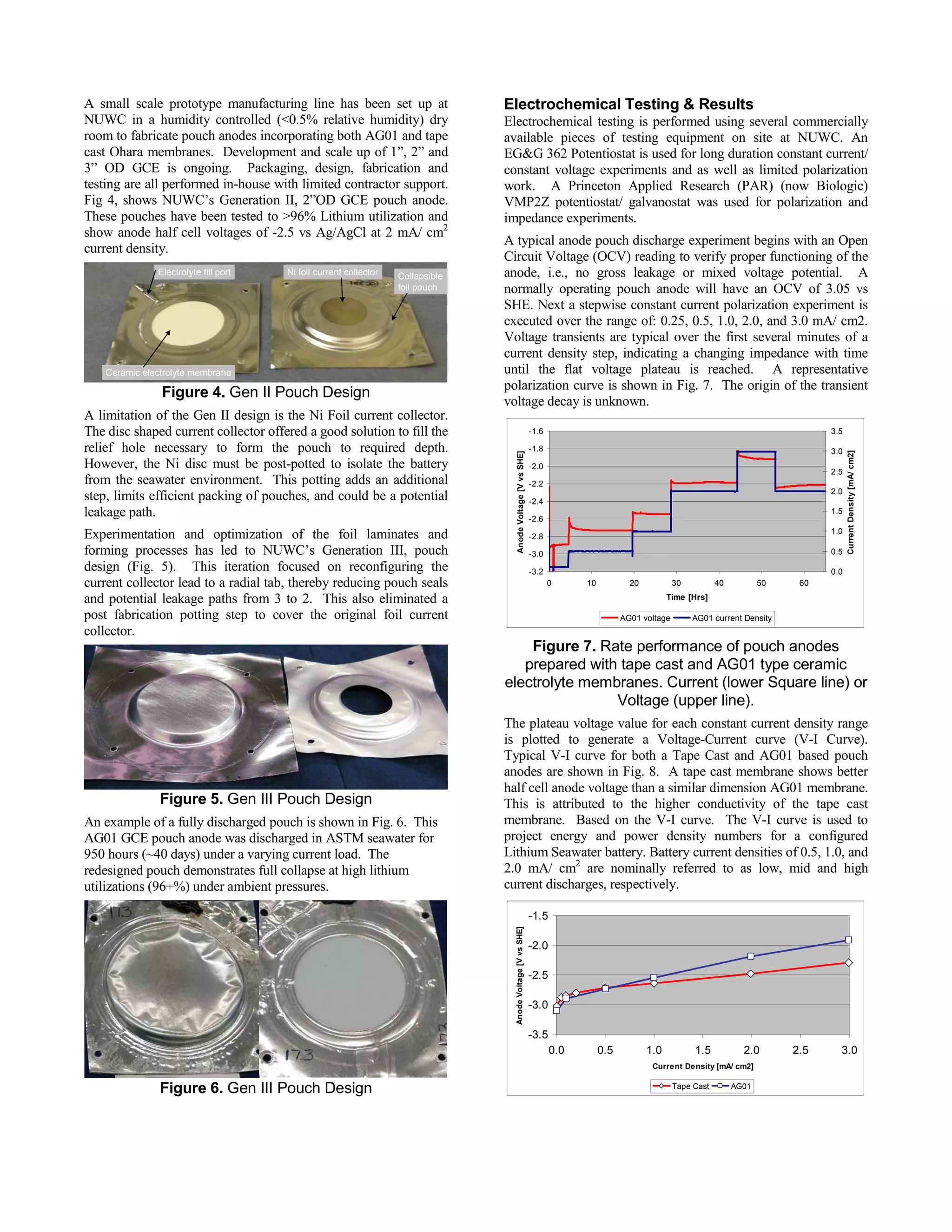 Lithium-Seawater Battery for Undersea Sensors and Vehicles | PDF