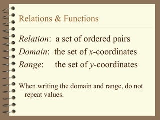 2.1 relations and functions | PPT