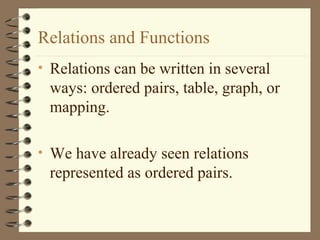 2.1 relations and functions | PPT