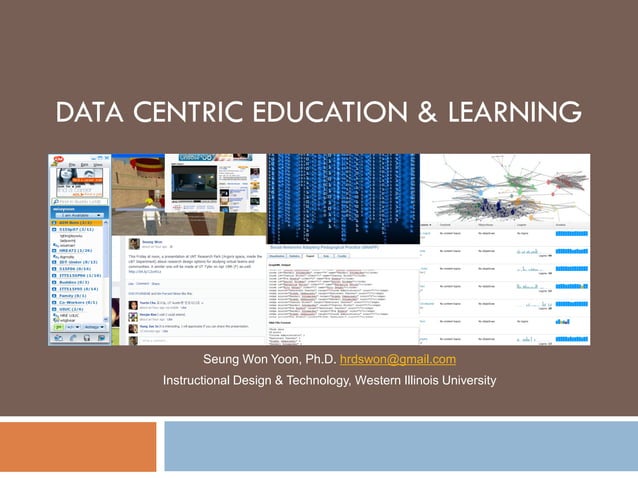 DATA CENTRIC EDUCATION & LEARNING | PPT