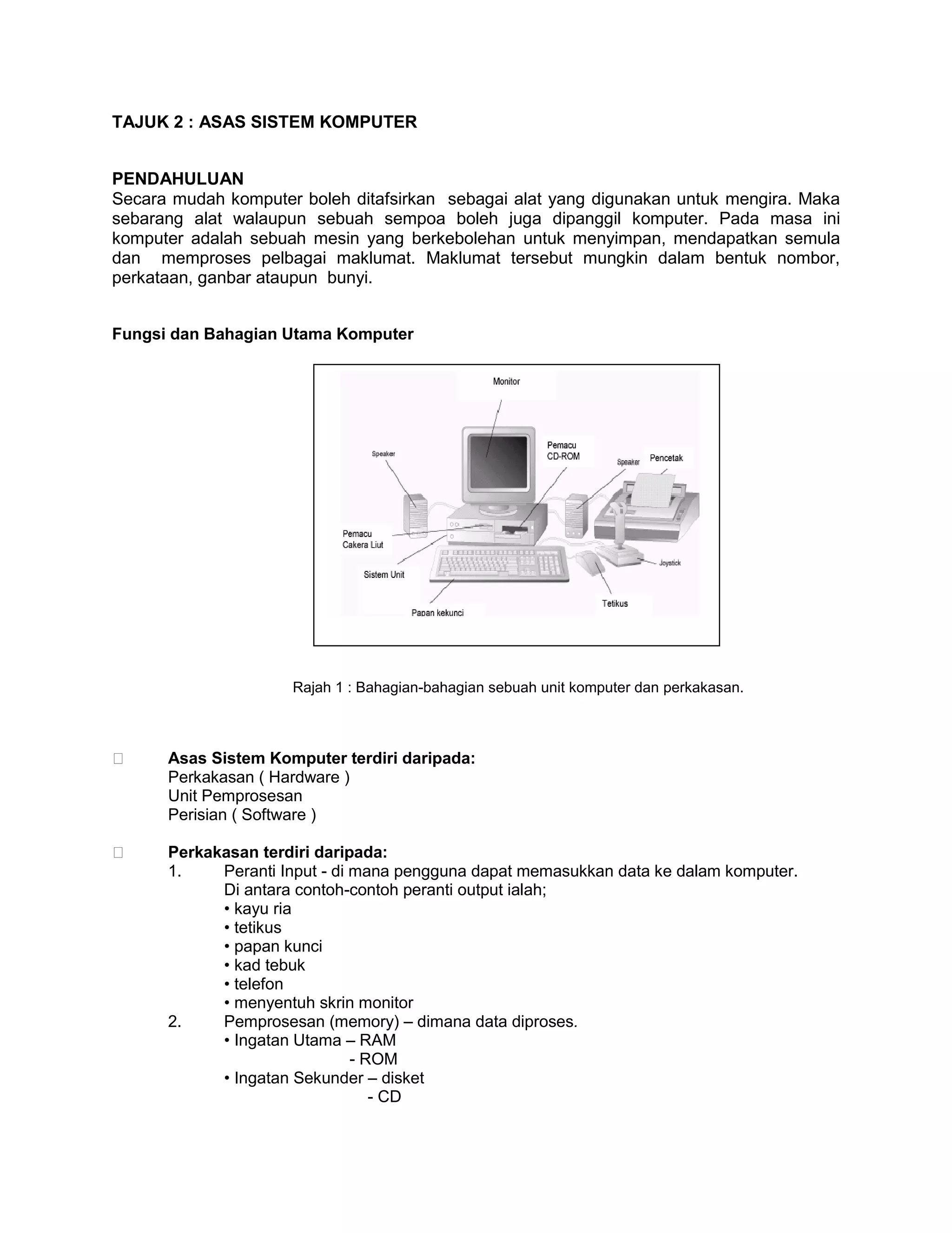 2.2.1 Peranti Input | PDF