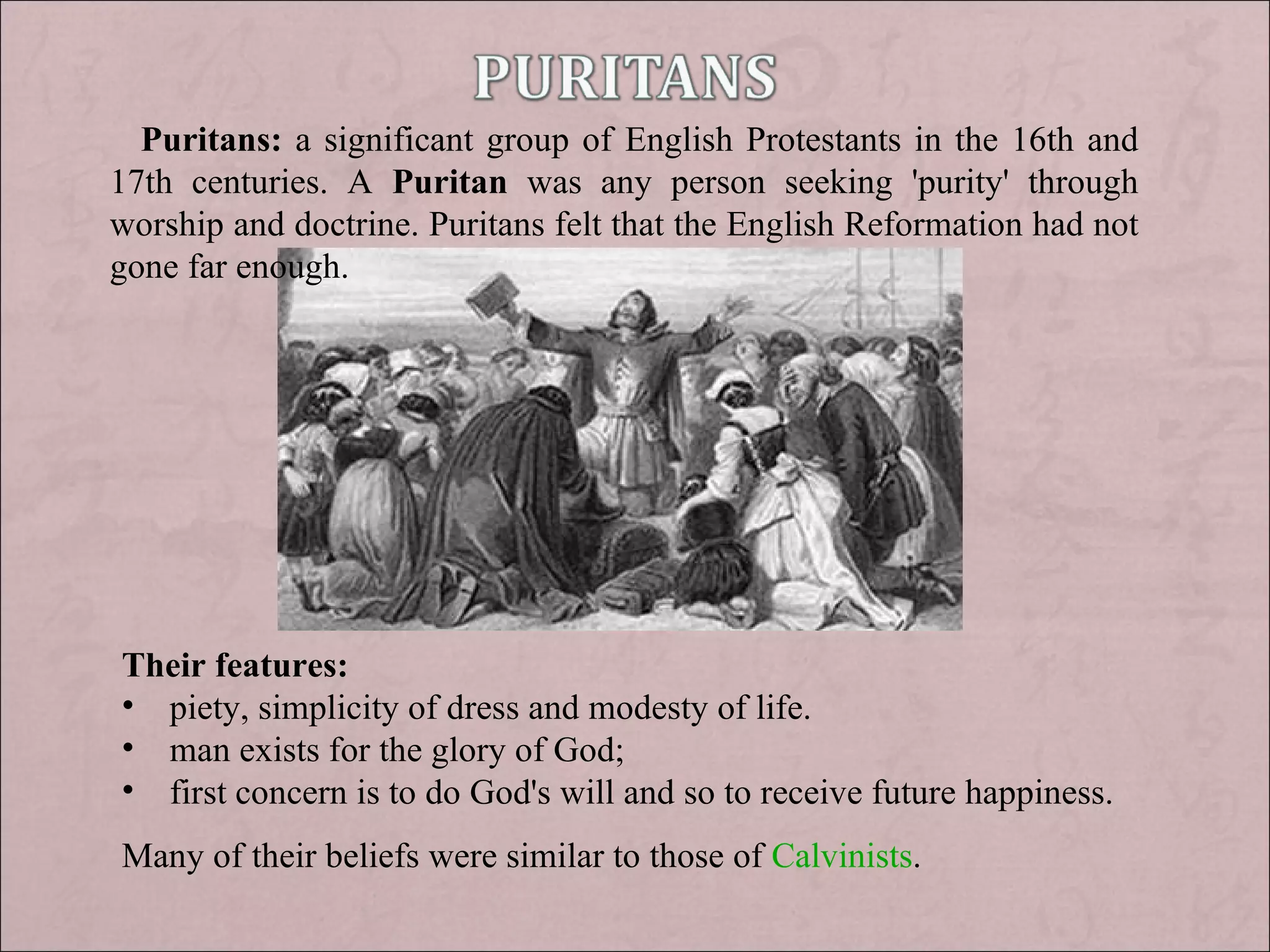 2-2-1 puritans, separetism and pilgrims | PPT