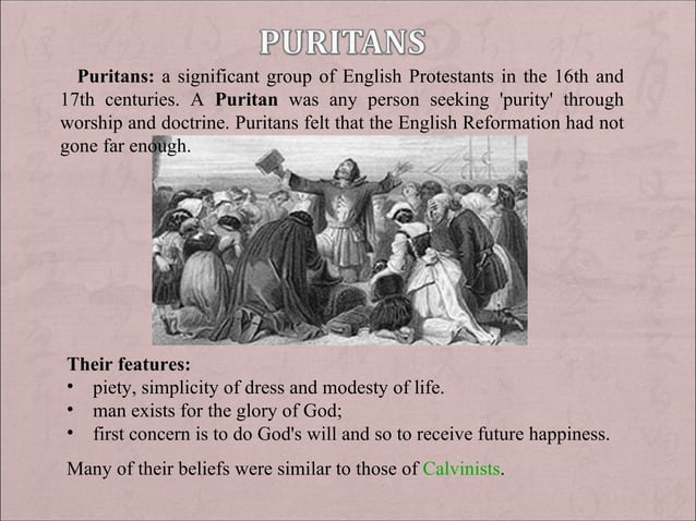 2-2-1 puritans, separetism and pilgrims | PPT