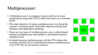 Multi Processor and Multi Computer Models | PPTX