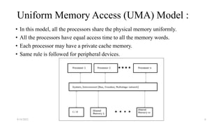 Multi Processor and Multi Computer Models | PPTX