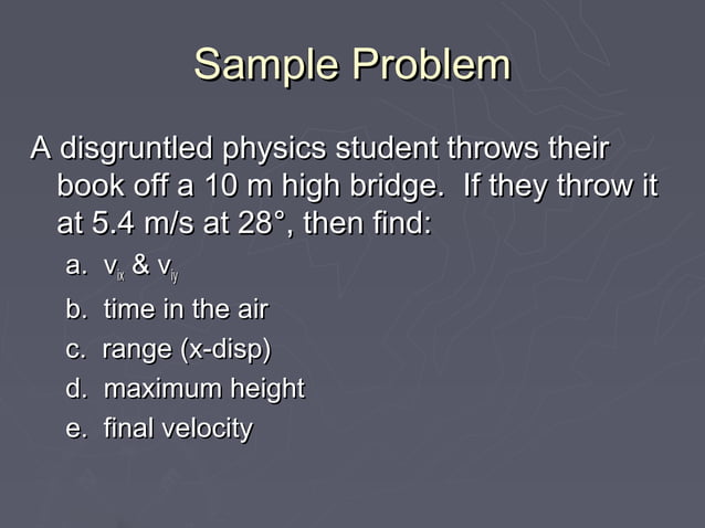 2 2-d kinematics notes | PPT